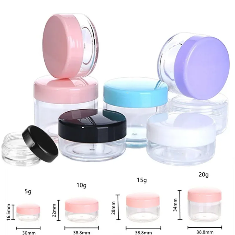 5-20g-Make-Up-Jar-Cosmetic-Sample-Empty-Container-Small-Refillable ...