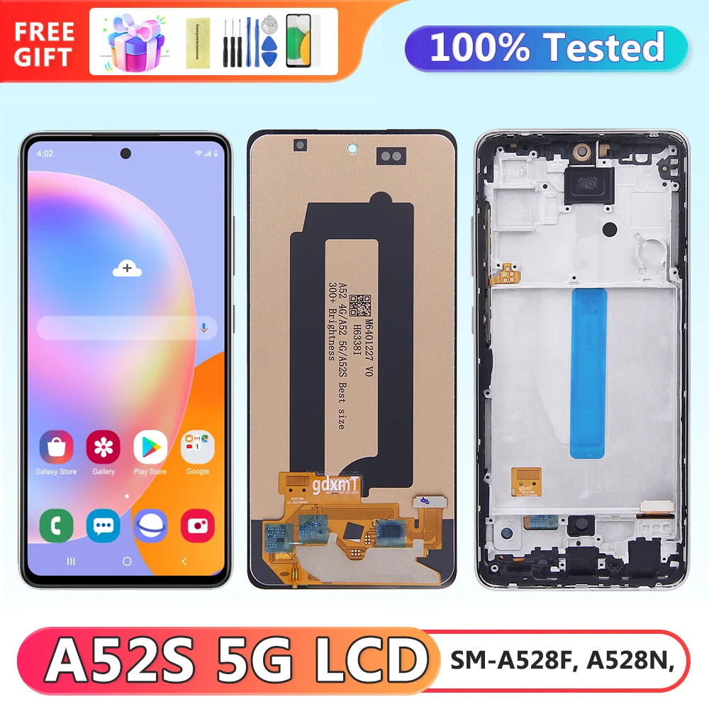 tft Screen for Samsung Galaxy A52s 5G A528 A528B A528N Lcd Display ...