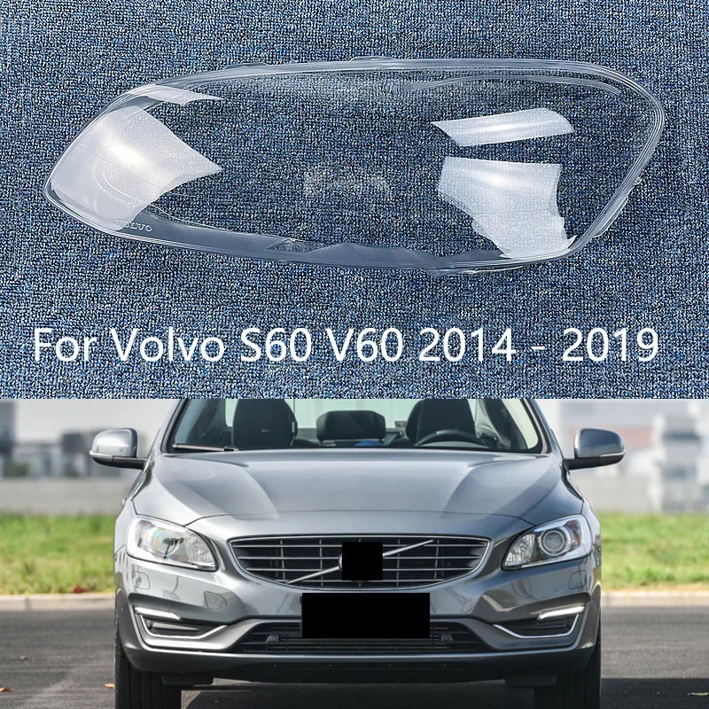 For-Volvo-S60-V60-2014-2015-2016-2017-2018-2019-Transparent-Lampshade ...