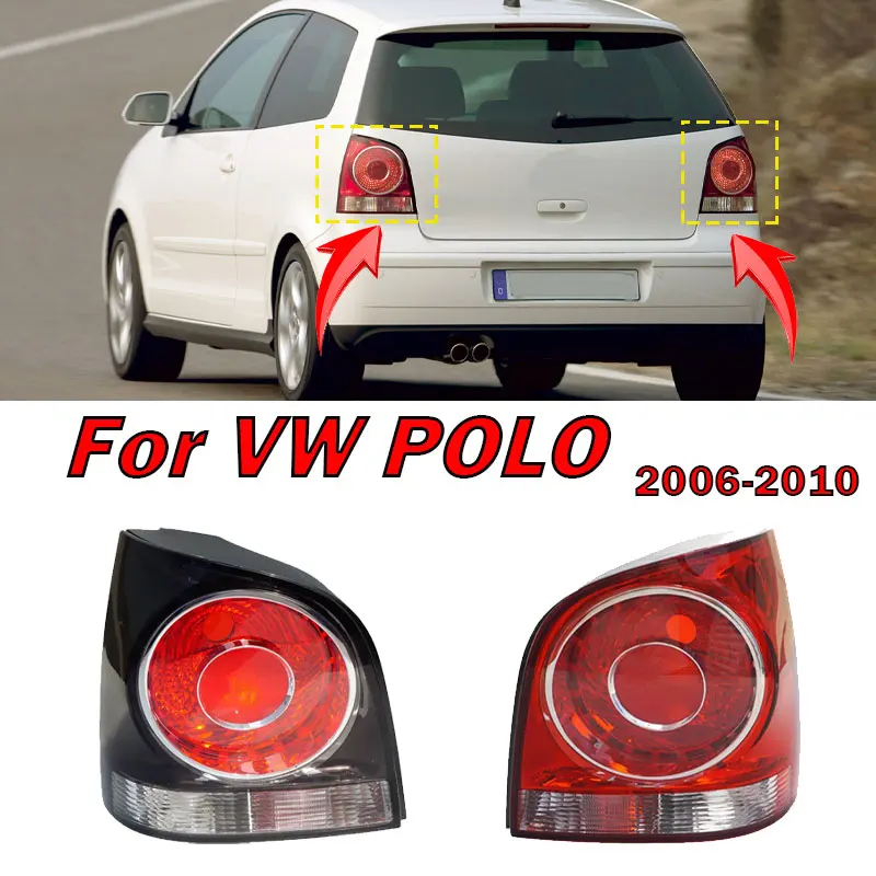For-Volkswagen-VW-POLO-2006-2007-2008-2009-2010-Rear-Tail-Light-Lamp ...