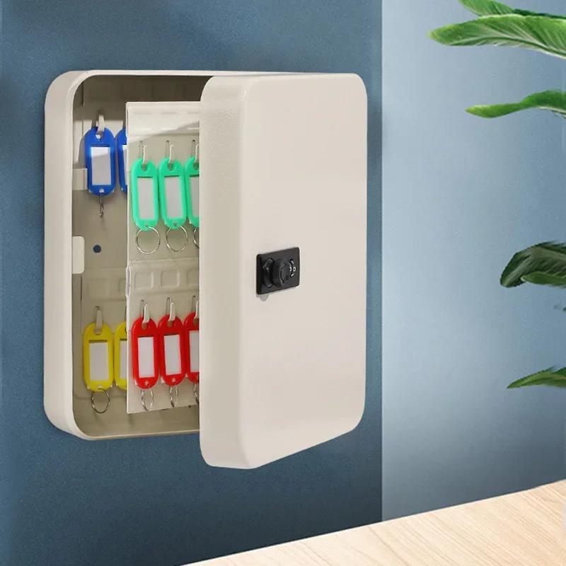 Key-Box-For-Real-Estate-Agents-Wall-mounted-Car-Key-Storage-Cabinet ...