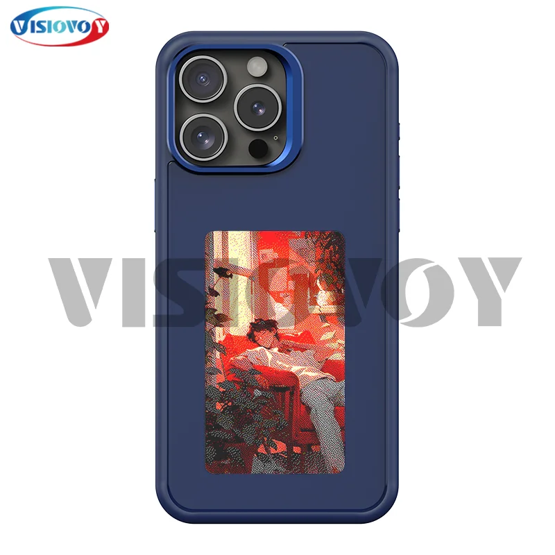 E-Ink-Battery-Free-Case-for-Smart-Phone-Back-Cover-DIY-Picture-Screen ...