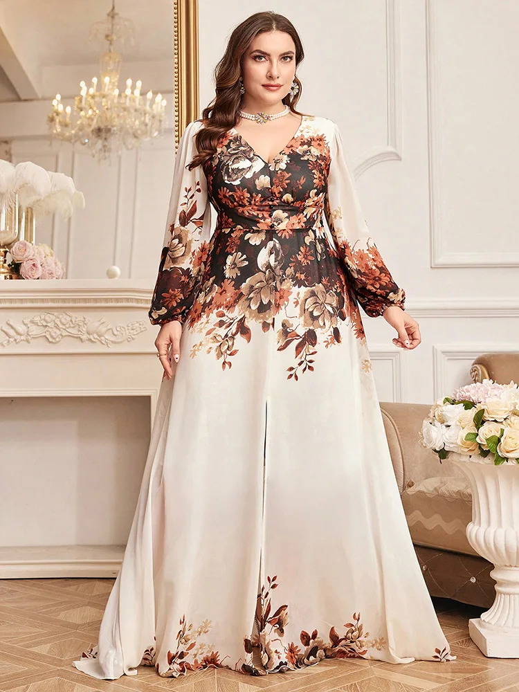 TOLEEN-2024-New-Summer-Plus-Size-Womens-Luxury-Elegant-Party-Long-Dress ...