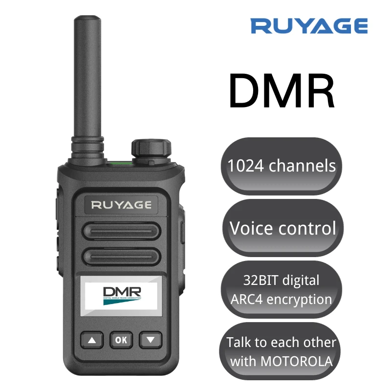 Ruyage-DMR-VOX-Long-Range-Walkie-Talkie-Powerful-Radio-for-Hunting ...