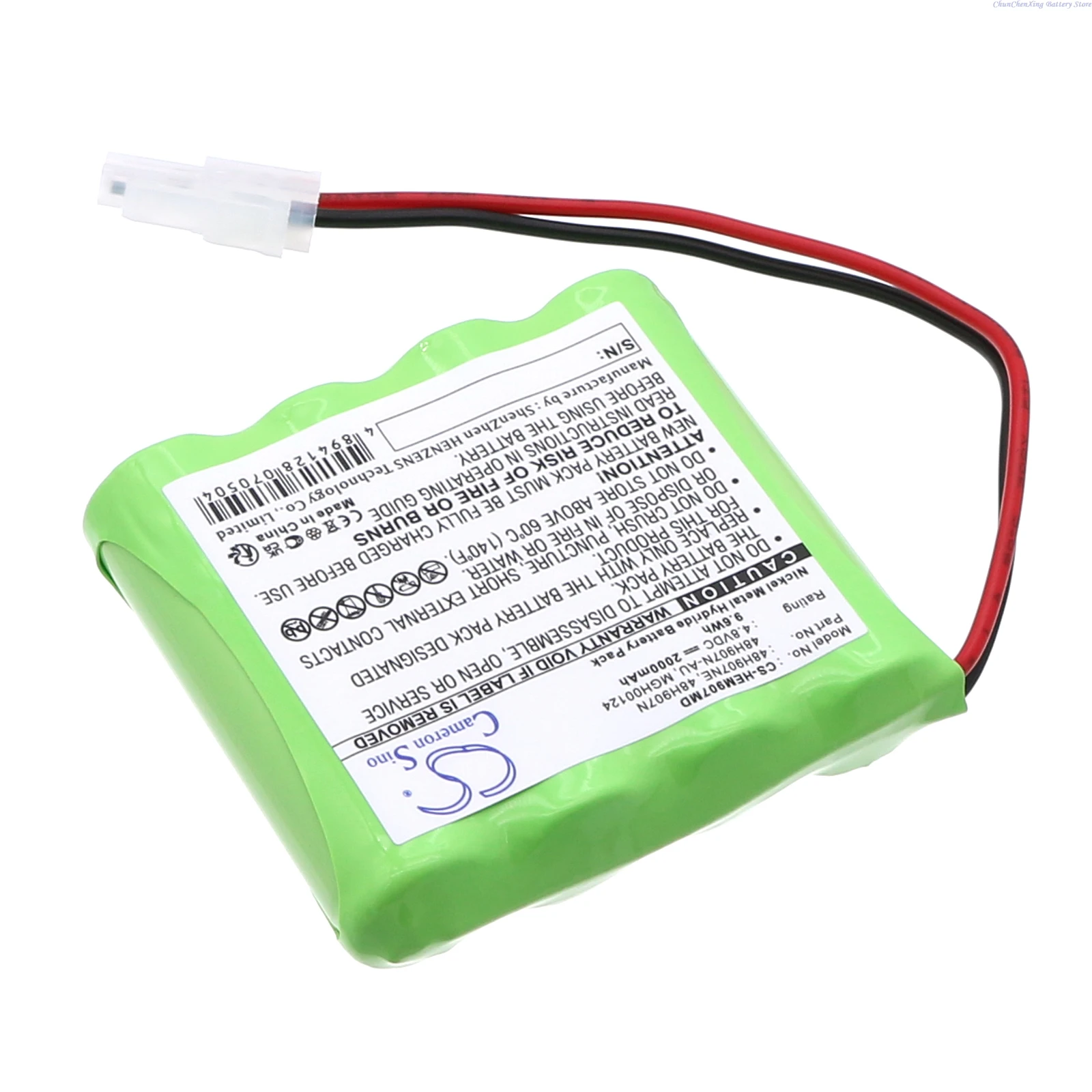 4.8V 2000mAh Medical battery 48H907NE for OMRON IntelliSense HEM-907 ...