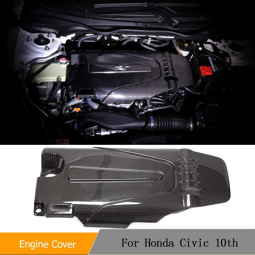 Engine-Bonnet-Hood-Cover-Motorhaube-Trims-For-Honda-Civic-10th-2016 ...