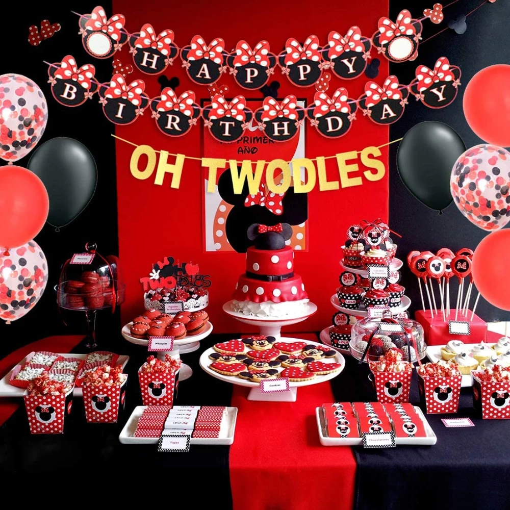 Minnie Mouse Party Ideas Red And Black
