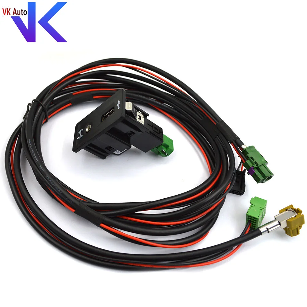 For-VW-Golf-7-MK7-VII-For-Passat-B8-CarPlay-Media-USB-AUX-Switch-MIB2 ...