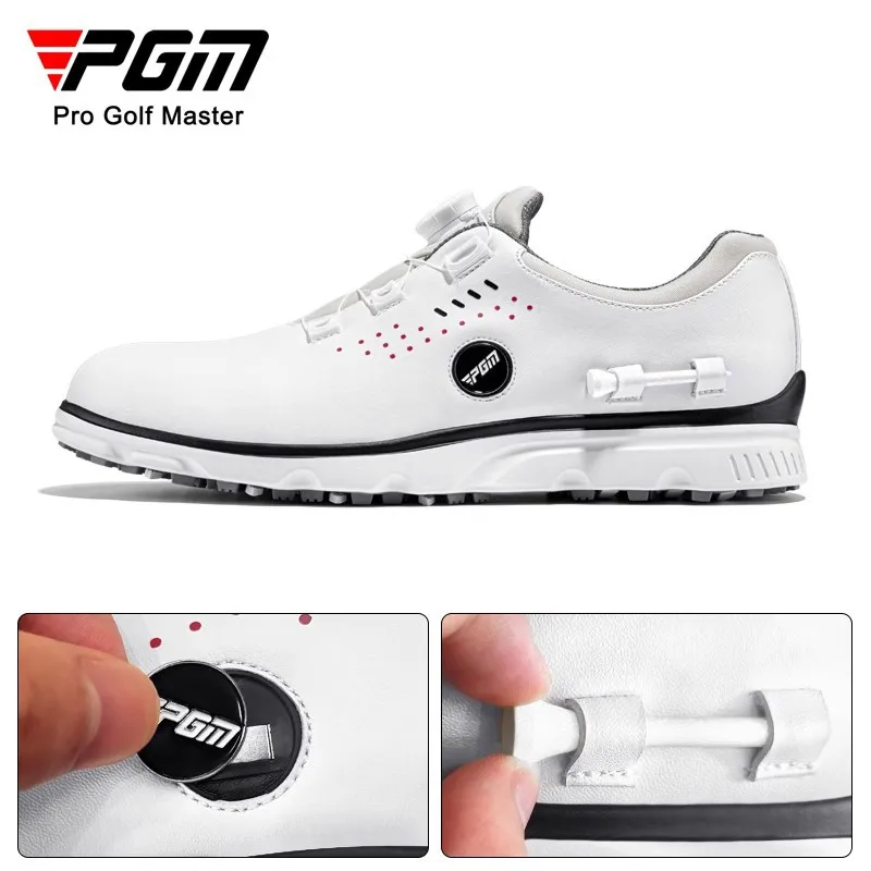 PGM-Men-s-Golf-Sport-Shoes-Casual-Sneakers-Quick-Lacing-Microfiber-Waterproof-Anti-Slip-XZ302 ...