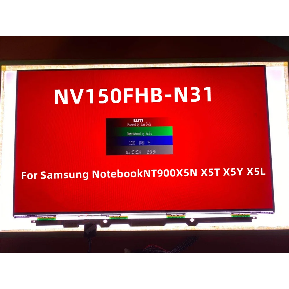 Novo 15 polegada NV150FHB N31 para samsung notebook tela lcd nt900x5n ...