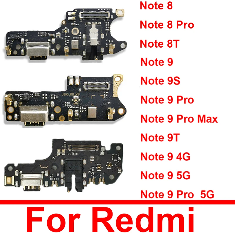 USB Charging Port Board For Xiaomi Redmi Note 8 9 9S 9T Pro 4G USB ...