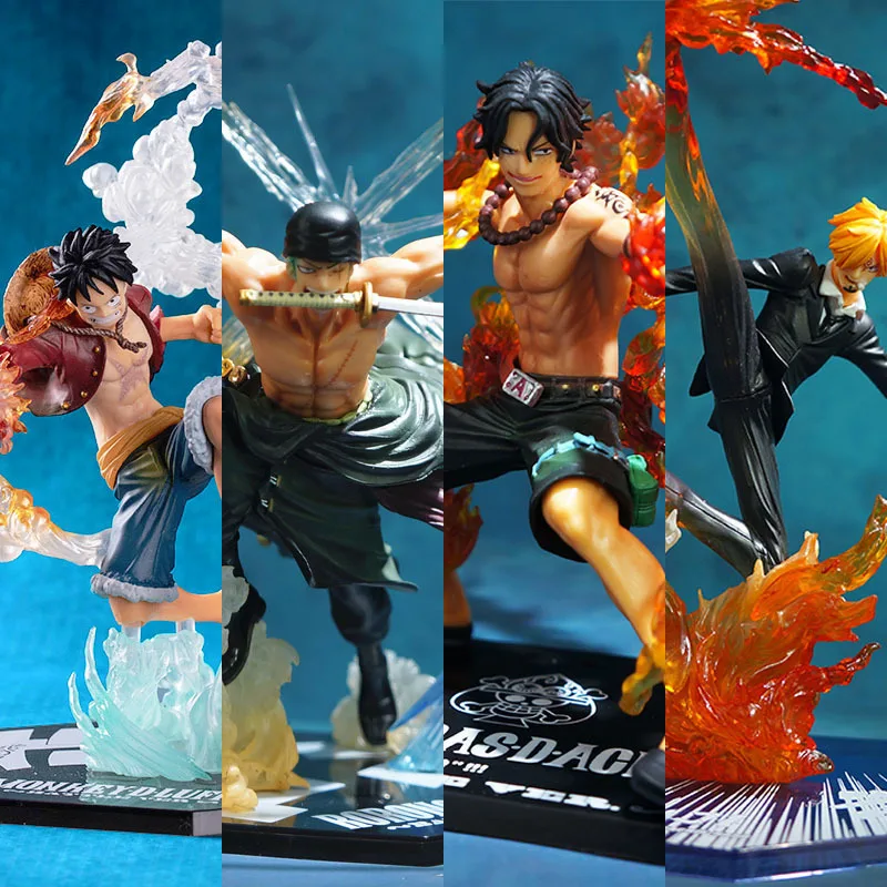 One Piece Anime Monkey D Luffy Roronoa Ace Vinsmoke Sanji Action ...