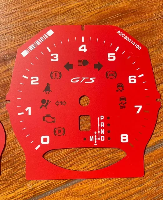 Gauge Faces Speedometer Tachometer Sticker For Porsche 911 Carrera 991 ...