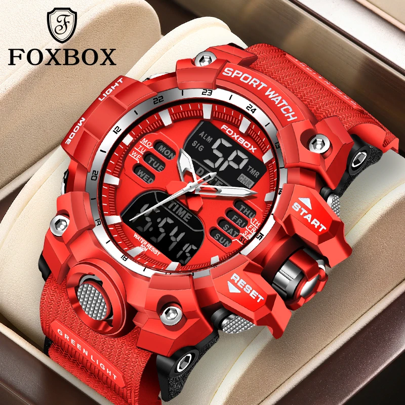 FOXBOX-2024-New-Digital-Men-Watch-LIGE-Brand-Watch-Student-Watch-Men ...