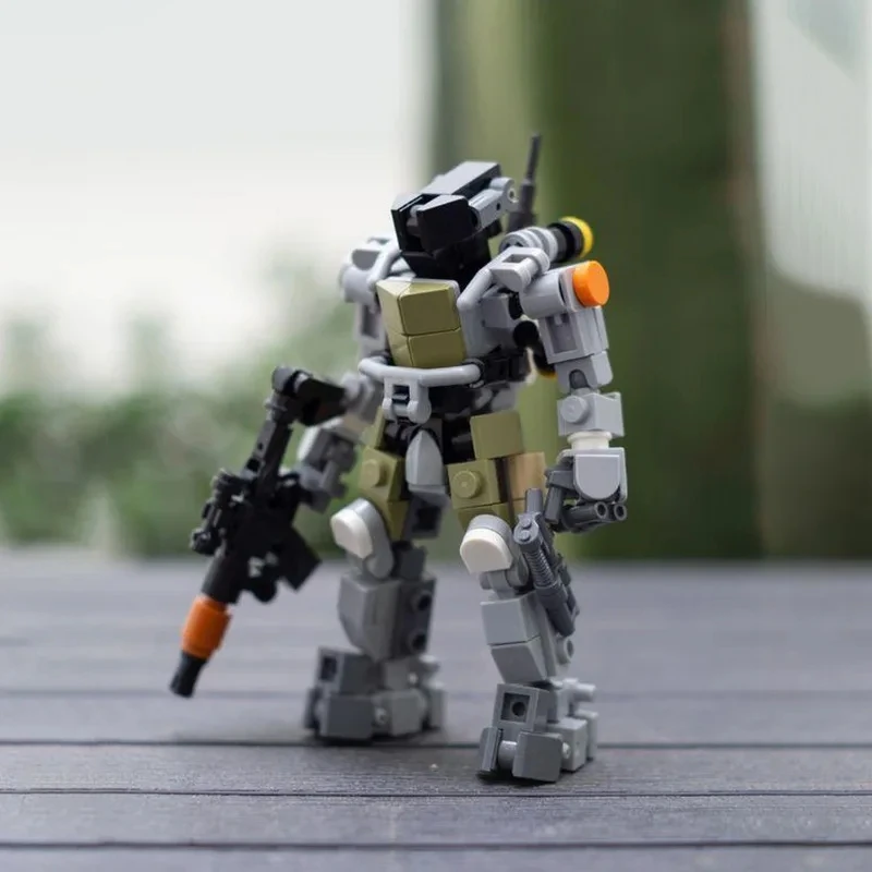 Exoskeleton-Robot-Mech-Warrior-Small-Decoration-Toy-Small-Particle ...