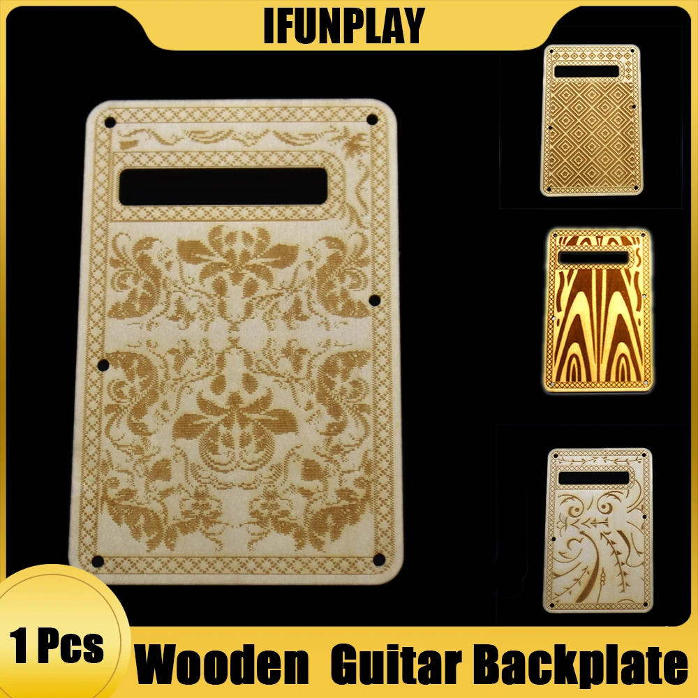 New-Wooden-Electric-Guitar-Cavity-Cover-Back-Plate-Basewood-Strong ...