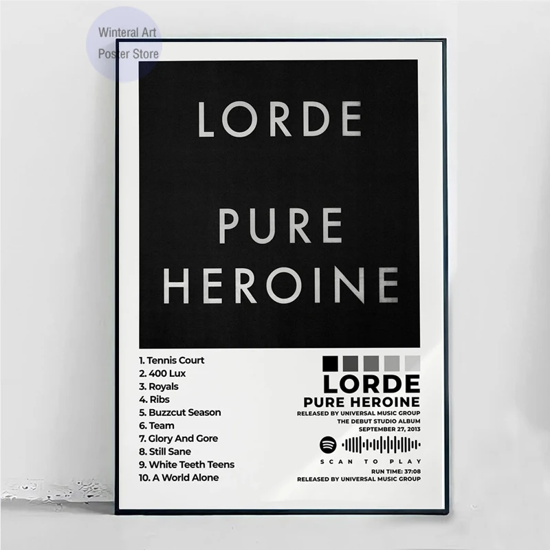 Lorde Pure Heroine Tracklist