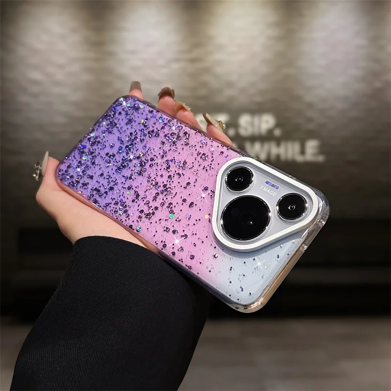 Shining-Pink-Phone-Case-for-Huawei-Pura70-Pro-Ultra-Case-Anti-Drop ...