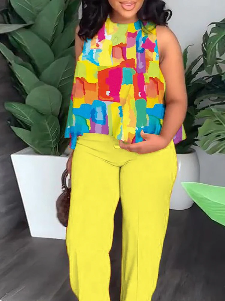 Plus-Size-Melting-Colors-All-Over-Print-Tank-Top-Straight-Leg-Pants-Set.jpg