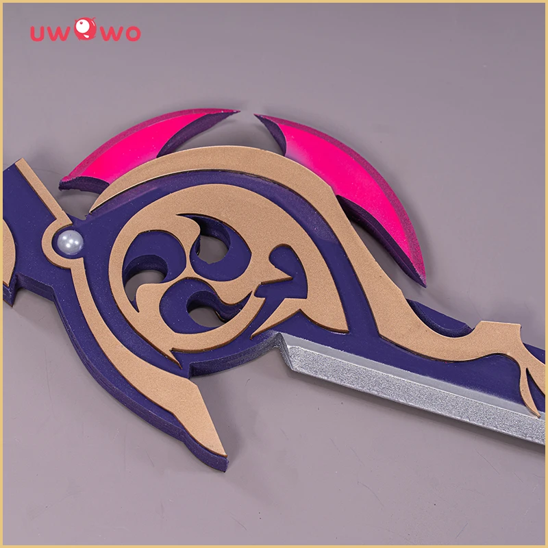 In Stock UWOWO Raiden Shogun Cosplay Weapon Sword Prop Game Genshin ...