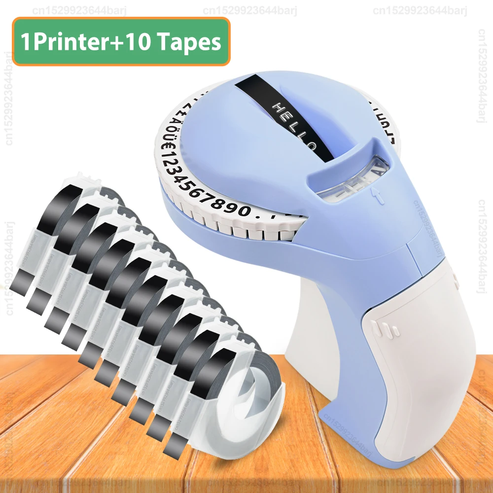 Manual-Label-Maker-B90-Mini-3D-Embossing-Label-Printer-Similar-as-Dymo ...