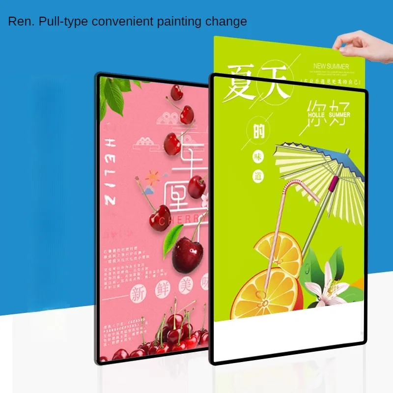 50x70cm-SLIM-LED-LIGHT-BOX-POSTER-DISPLAY-Menu-Board-Sign-Poster ...