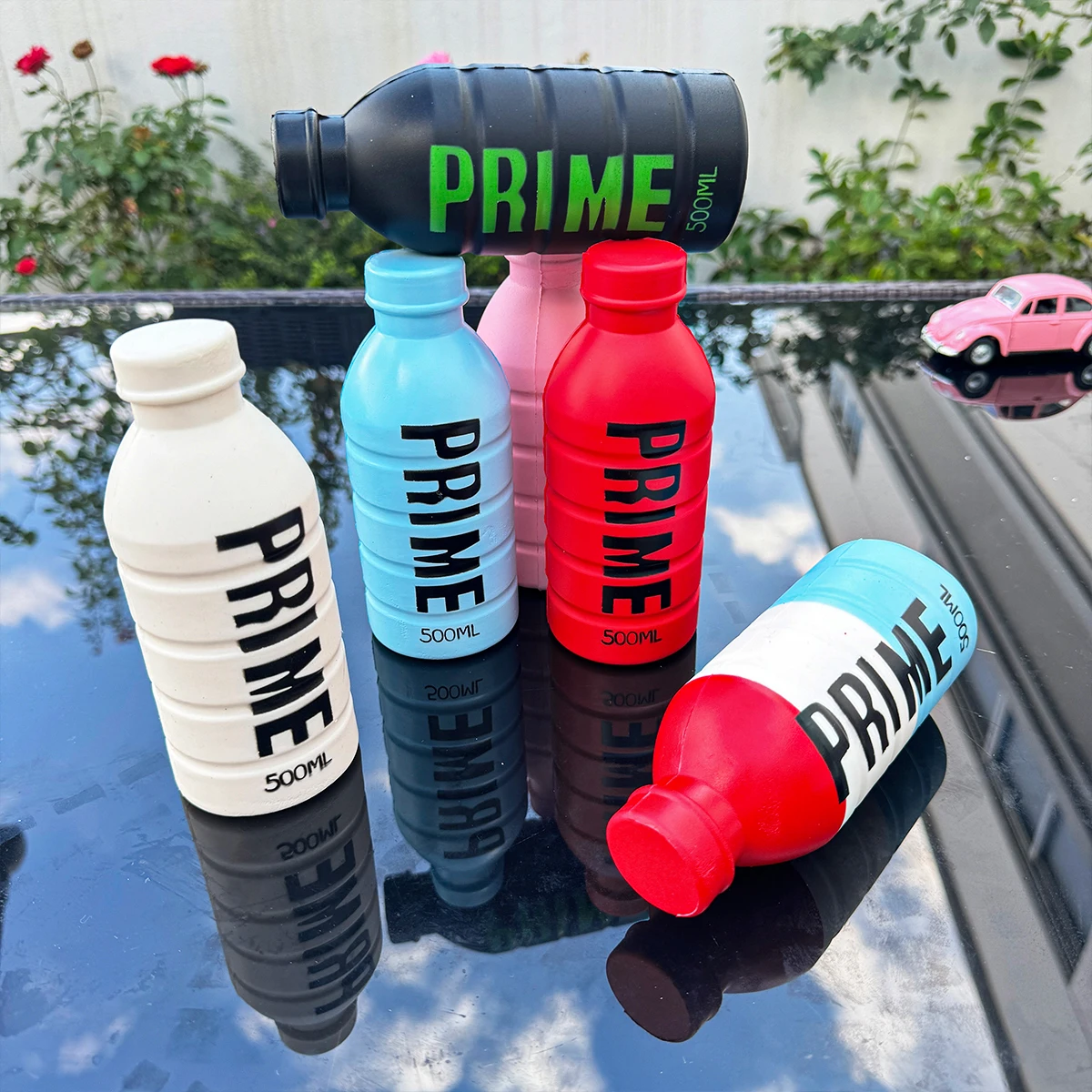 17oz Anti-Stress Prime Drink Bottle Plushie Relief Soft Stuffed Latte ...