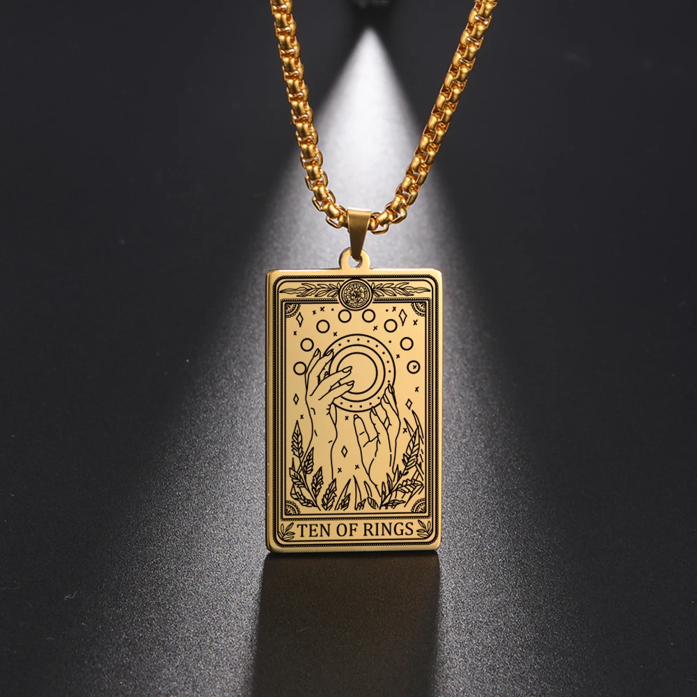 Vassago-2023-Vintage-Tarot-Women-s-Necklace-Stainless-Steel-Classic ...