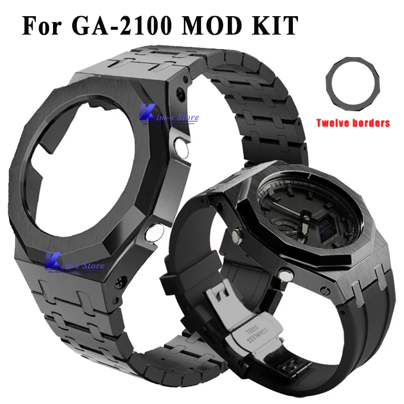 DIY-Mod-Kit-for-Casioak-GA2100-GAB2100-Modification-Kit-Bezel-Emery ...