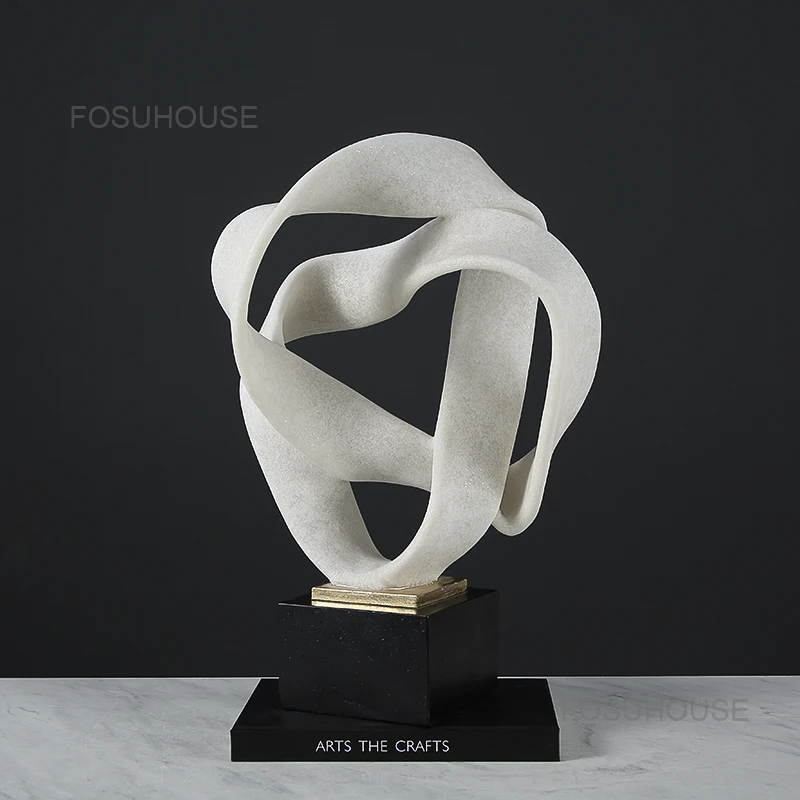 Modern-Simple-Abstract-Sculptures-Home-Decor-Living-Room-Porch-Statues ...