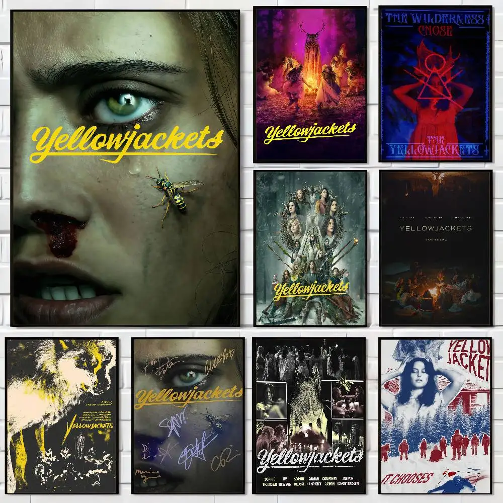 1PC Psychological Horror Series Yellowjackets Anime Posters Sticky HD ...