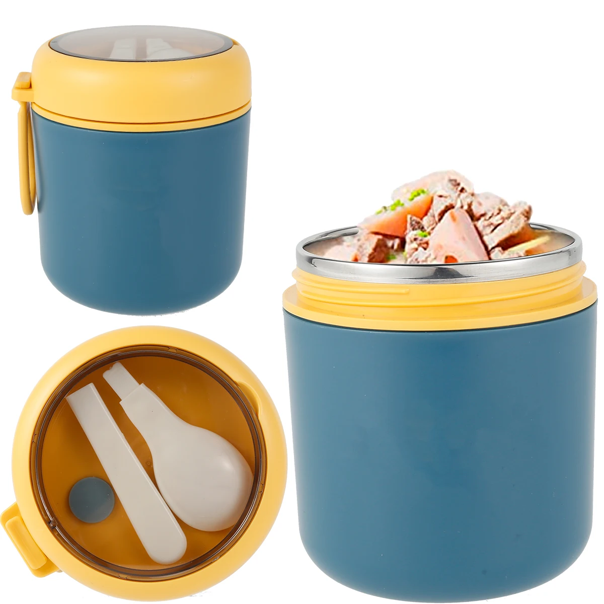 New-Insulated-Soup-Insulated-Container-Cooler-Stainless-Vacuum-Cup-Soup ...