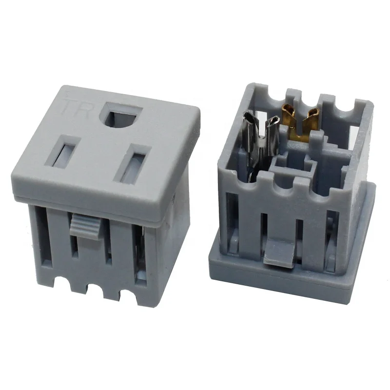 15A-125VAC-TR-Protective-Safety-Door-American-Socket-American-3-Plug ...