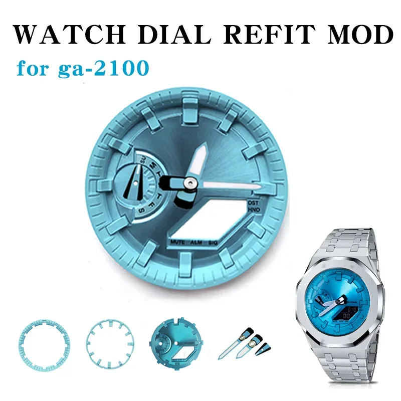 Metal-Dial-DIY-Mod-Kits-for-Ga-2100-Rainbow-Scale-Ring-Inner-Bezel-Ring ...