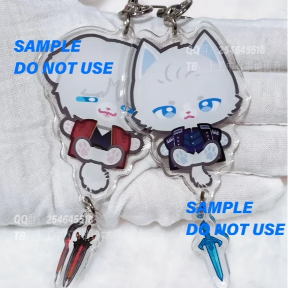 Dante Chain for Pants Creative Keychain Man Anime Acrylic Key Chain ...