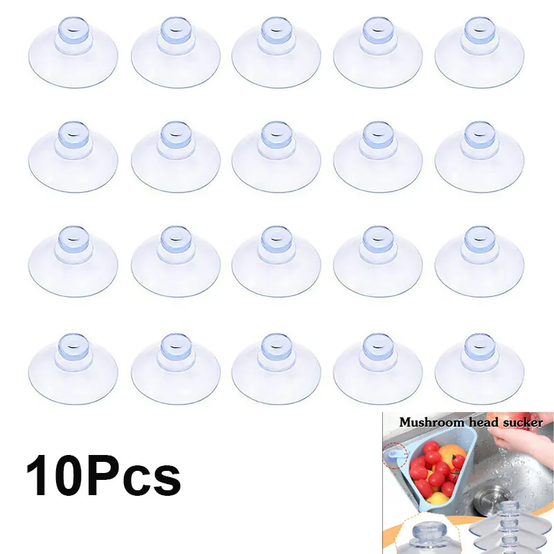 Transparent Suction Cup Glass | Glass Mushroom Head Sucker | Pvc ...