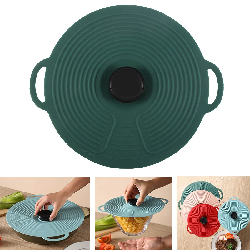 Tapa de olla antidesbordamiento de cocina, tapa de olla de silicona ...