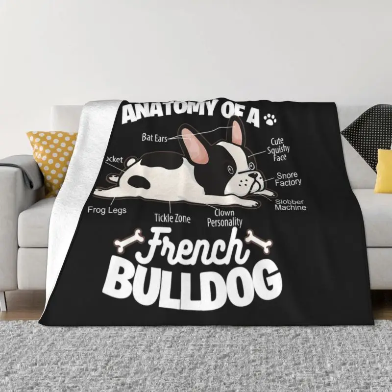 Anatomy-Of-A-French-Bulldog-Blanket-Warm-Fleece-Soft-Flannel-Frenchie ...