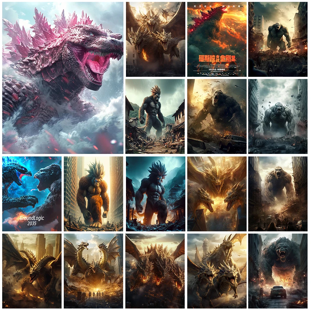 Godzilla-Diamond-Painting-Kit-Godzilla-War-Diamond-Sticker-Diamond ...