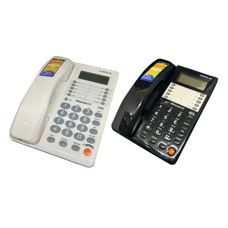 Corded-Telephone-with-Speaker-Display-Landline-Phone-Big-Button ...