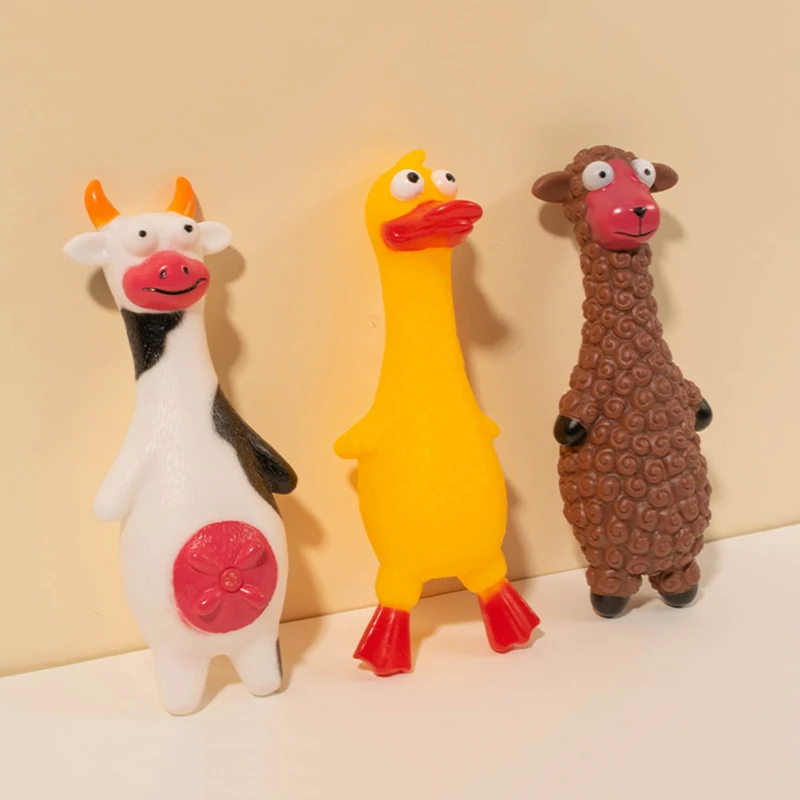Pets-Dog-Squeak-Toys-Screaming-Duck-Animal-Squeeze-Sound-Dog-Chew-Toy ...