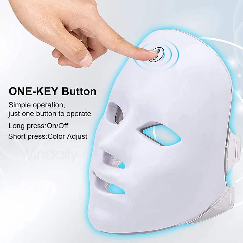 Electronic Ems Face Mask Face Lifting Vibration Massager Beauty Device ...