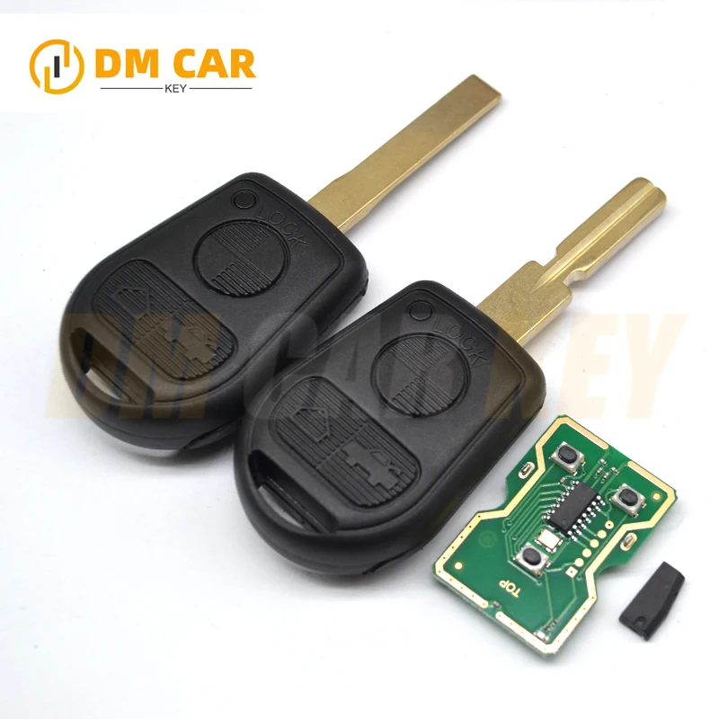 Car key remote control 315/433Mhz PCF7935 Chip for BMW E31 E32 E34 E36 ...