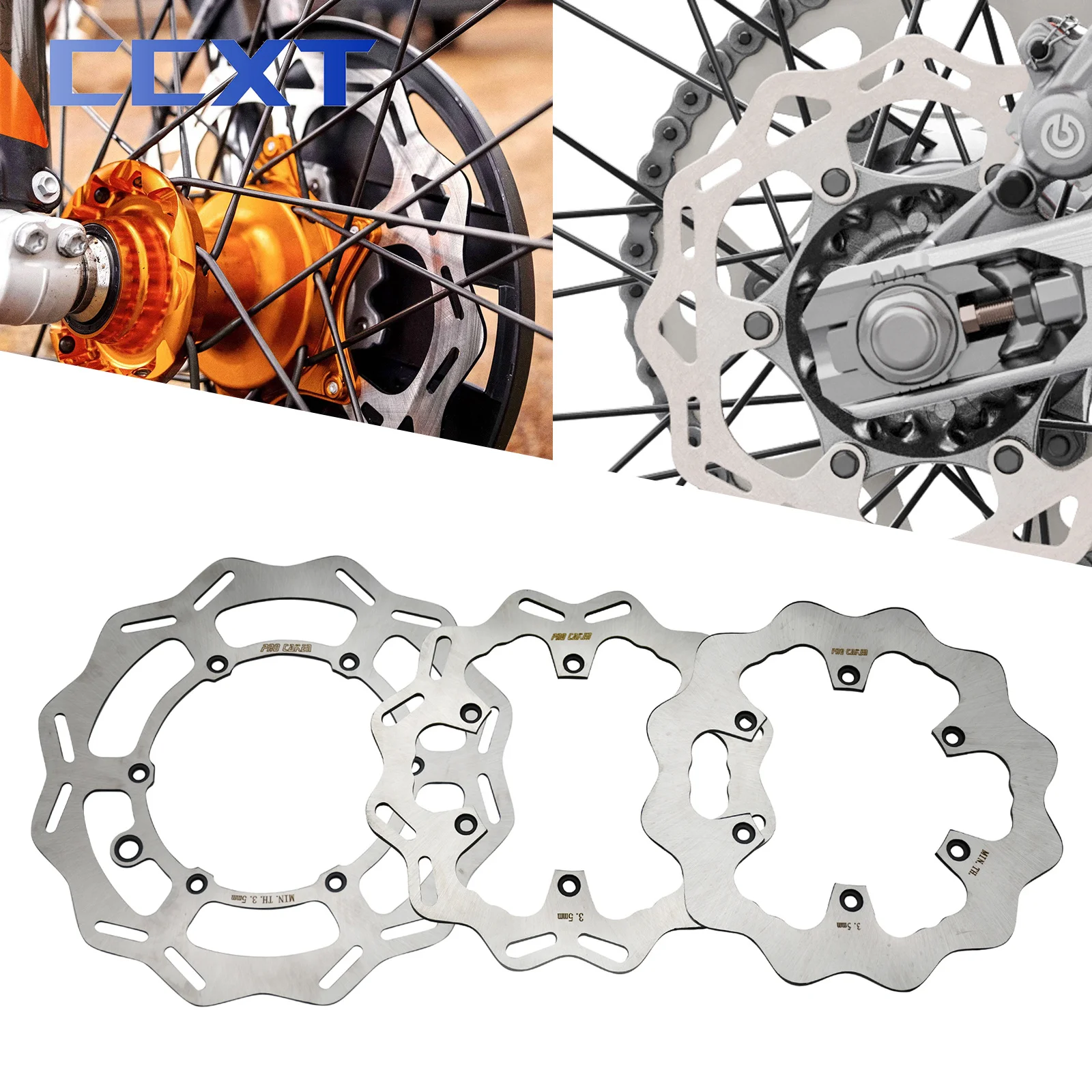 Motorcycle-260MM-220MM-Front-Rear-Brake-Disc-Brake-Rotor-Disk-For-KTM ...