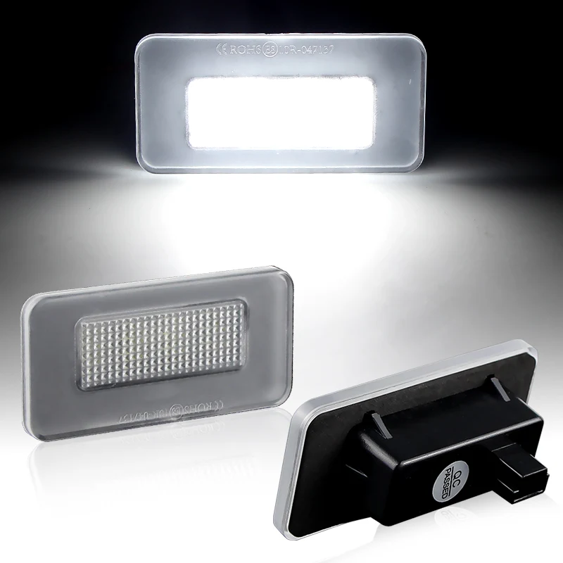 2Pcs-12V-12SMD-Canbus-6500K-Car-LED-Number-License-Plate-Light-No-Error ...