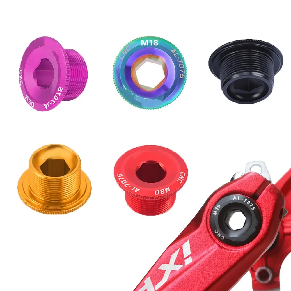 M18-M19-M20-Aluminum-Alloy-MTB-Bicycle-Crank-Screw-Cap-Road-Mountain ...