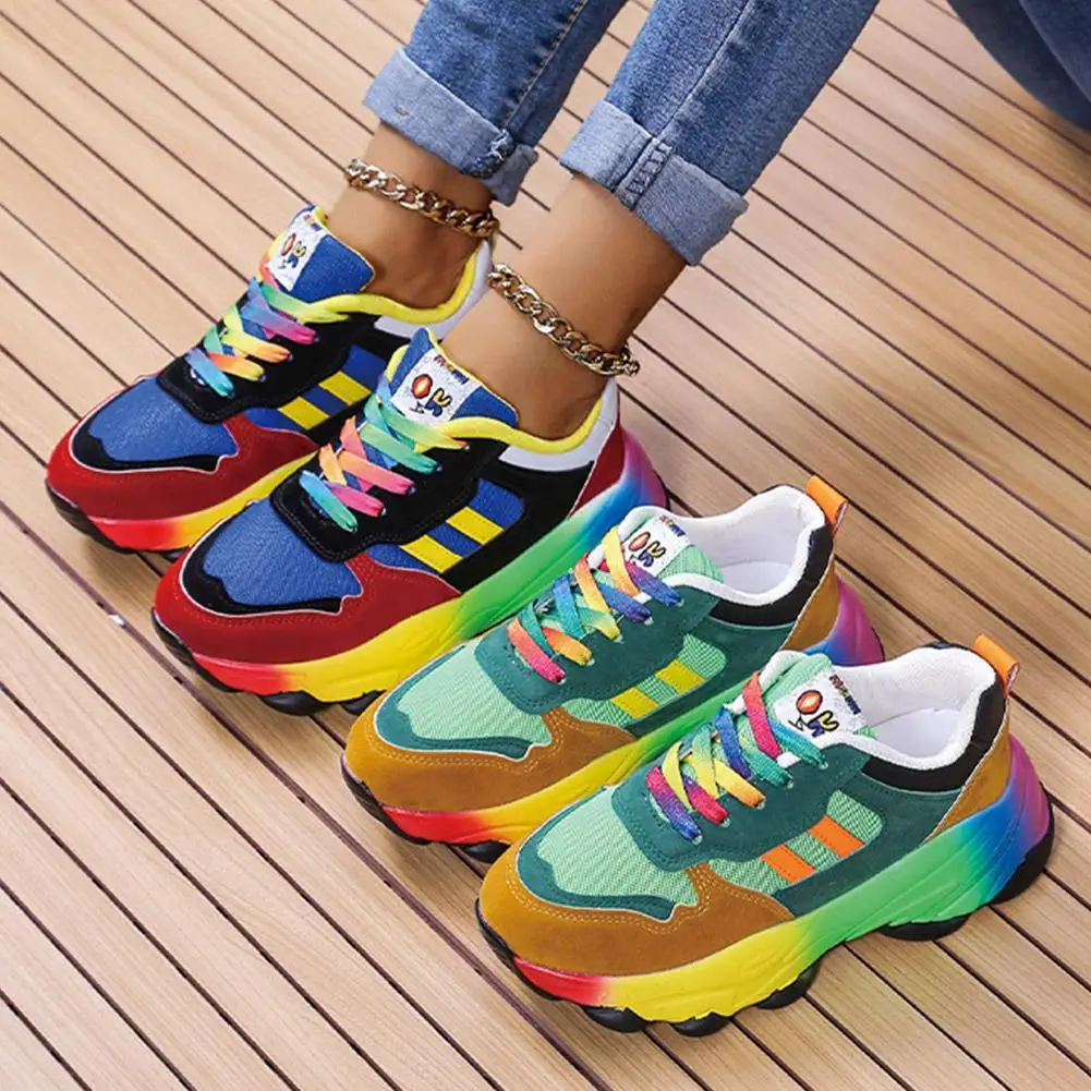 Spring-And-Autumn-NEW-Fashion-Rainbow-Sport-Shoes-Hip-Hop-Color-Tennis ...