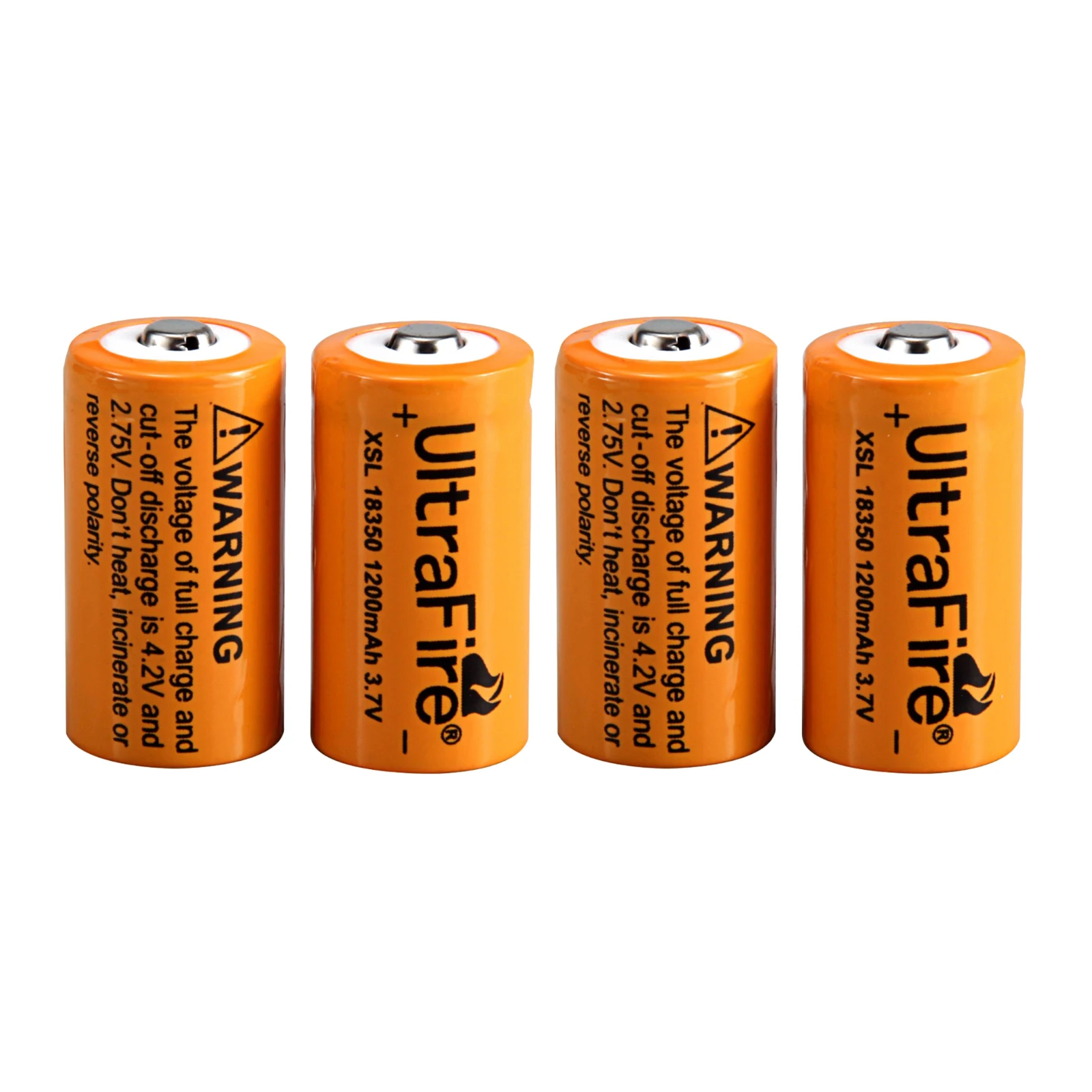 UltraFire-18350-1200mAh-Lithium-Ion-Battery-35MM-NO-PCB-3-7V ...