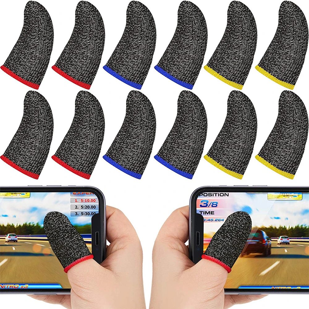 Gaming-Finger-Sleeve-Breathable-Fingertips-For-Games-Anti-Sweat-Touch ...