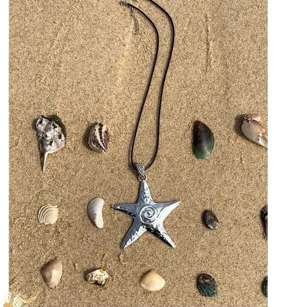 Pewter Wiccan Branch Pentagram Pendant Mens Large Chain, 52% OFF